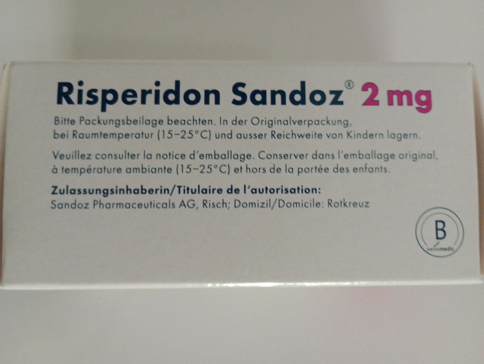 Risperidon Sandoz® 2mg 60 Tabletten 04/2025 (Neu und originalverpackt ...