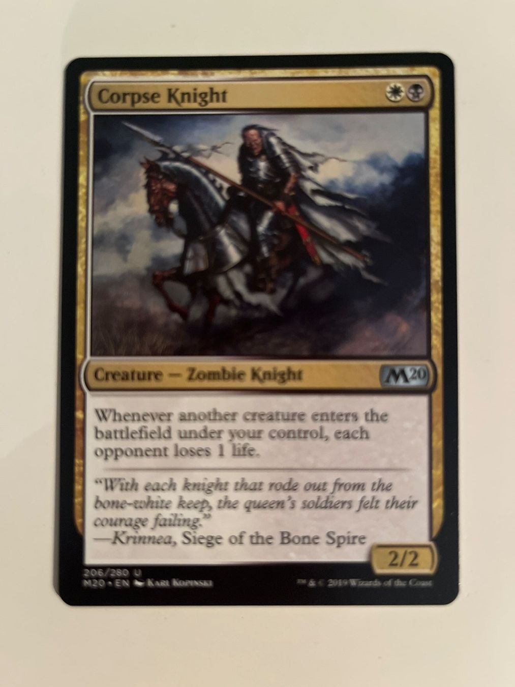 1 x Corpse Knight - Magic: The Gathering - MtG (Gebraucht) in Kriens ...