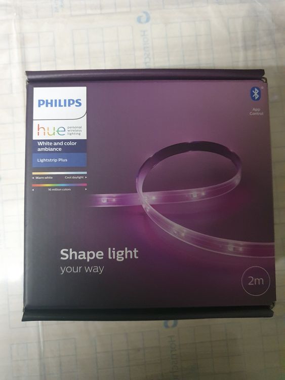 Philips hue Shape Light LED Lightstrip Plus 2 Meter (Neu und ...