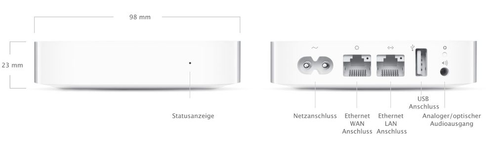 2 Apple Airport Extreme Router (2Stück aus ehem. Mesh Netz) (Gebraucht ...