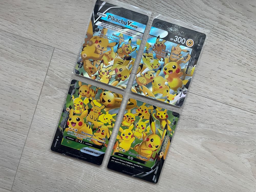 Pikachu V-Union (SWSH 139 bis SWSH 142) (Neu (gemäss Beschreibung)) in ...
