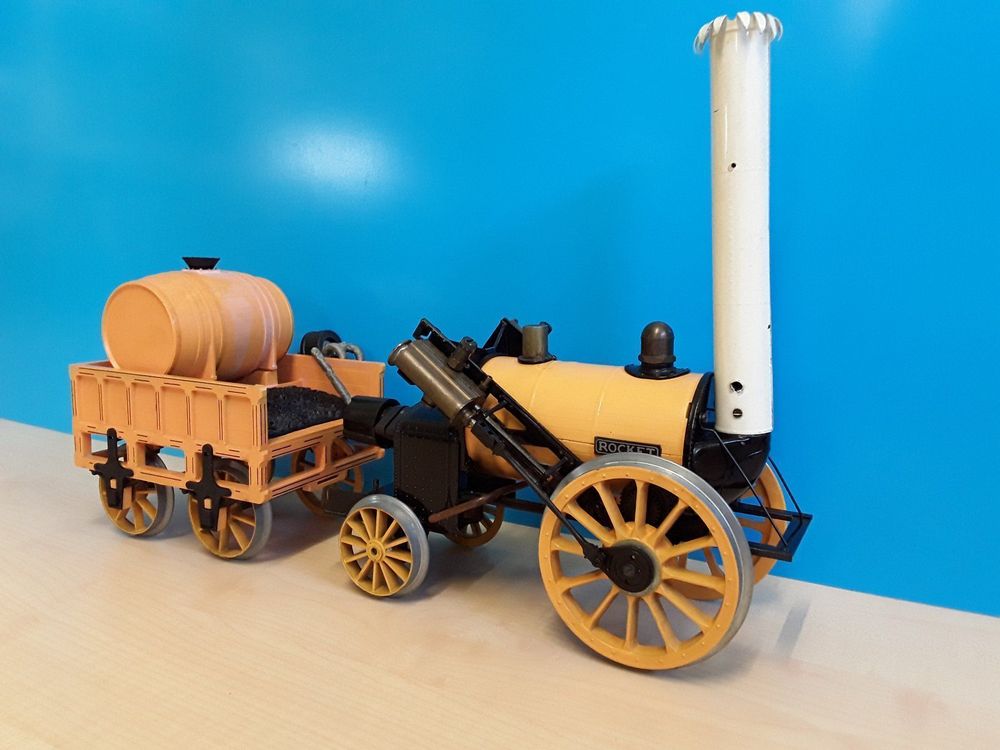 Modelleisenbahn Hornby Dampf Lokomotive mit Tender 3.5 Inch (Defekt) in ...