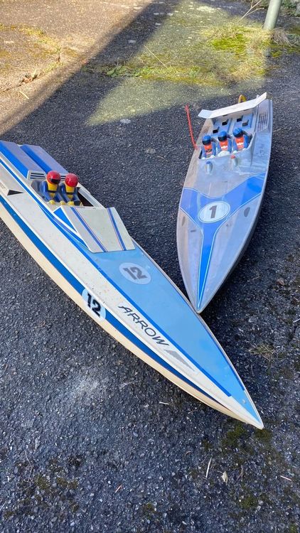 Graupner Arrow / Key Biscane Verbrenner und Elektro Rennboot | Acheter ...