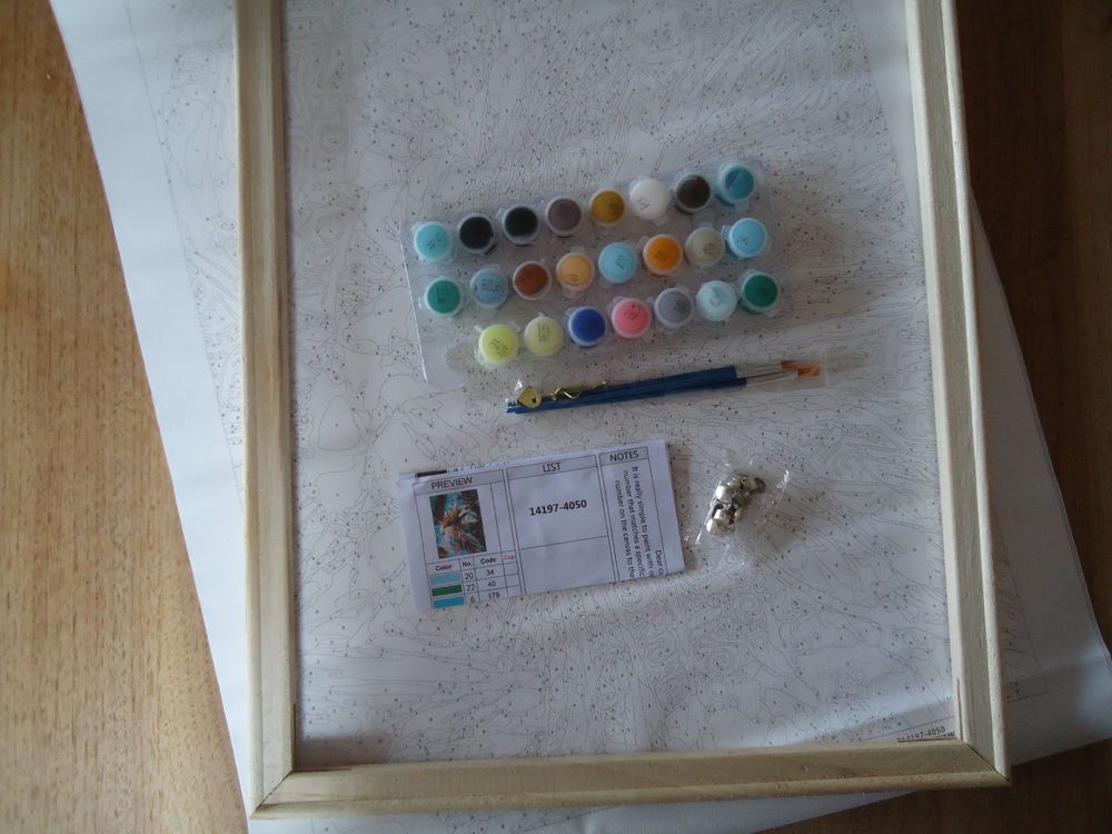 neu! Malen nach Zahlen, 40 x 50 cm, alles dabei + Rahmen | Kaufen auf Ricardo