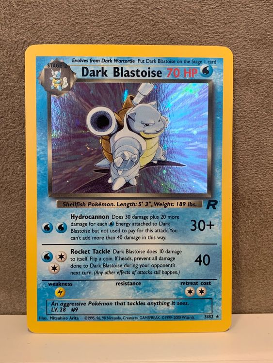3/82 Dark Blastoise Holo Rare ENG Pokemon Team Rocket | Kaufen auf Ricardo