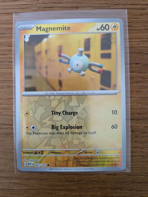 Pokemon Karte: Magnetilo (Magnemite) - Selten! Jetzt bieten! (Neu und originalverpackt) in ...