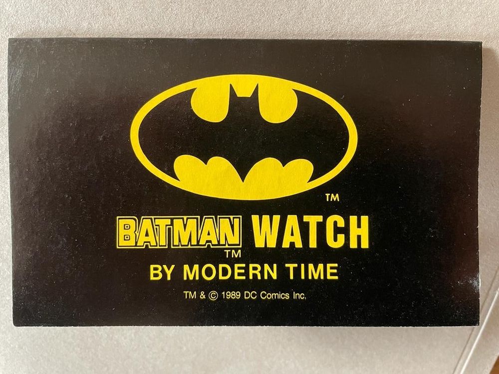 Batman Watch, Original Uhr 1989 (Gebraucht) in Schwerzenbach für CHF 49 ...