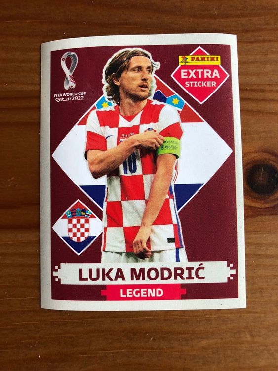 Panini WM 2022 Luka Modric Extra Sticker | Kaufen auf Ricardo