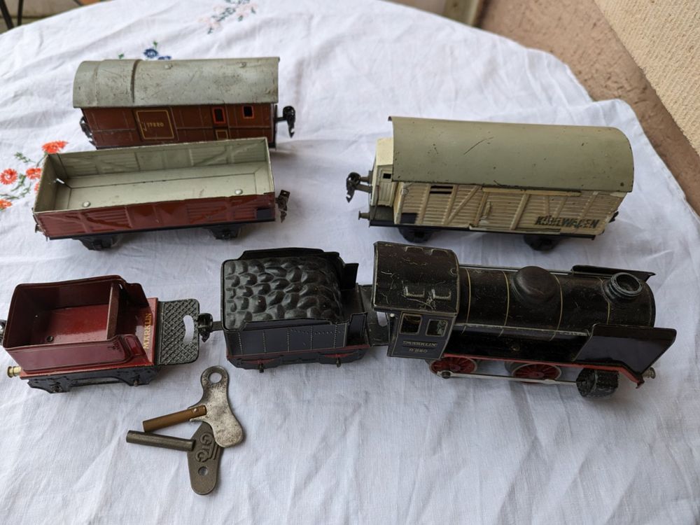 Dampflok R880 Märklin & Erno Güterwagen mit Schlüssel | Acheter sur Ricardo