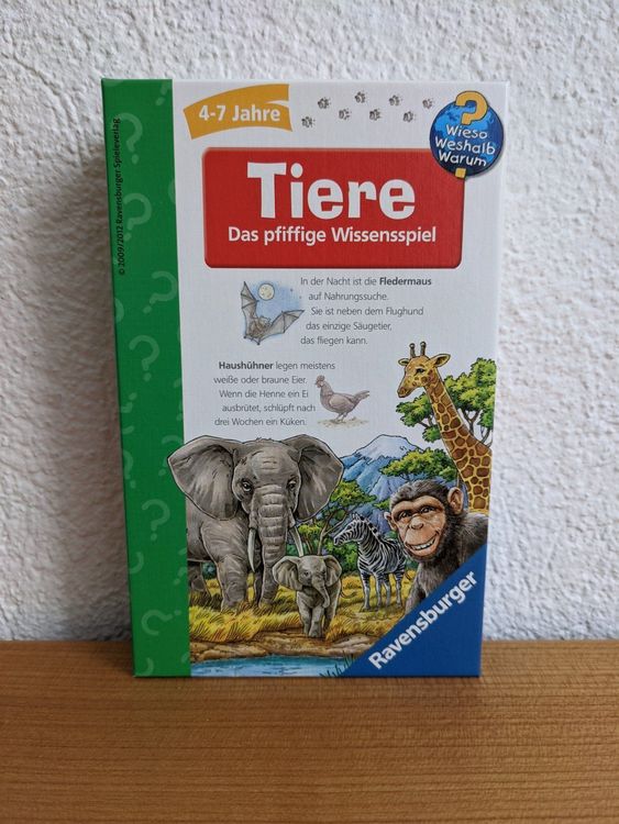 Ravensburger Spiel - Tiere Wissensspiel (Neu (gemäss Beschreibung)) in St. Gallen für CHF 4 ...