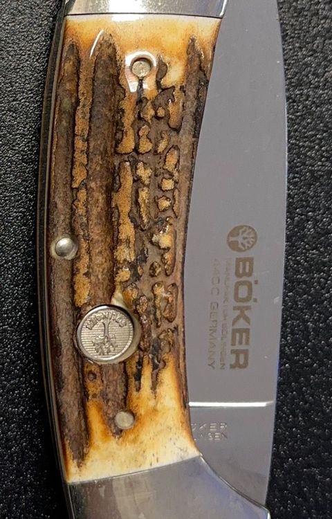 BOKER Hirschhorn Jäger Klappmesser | Kaufen auf Ricardo