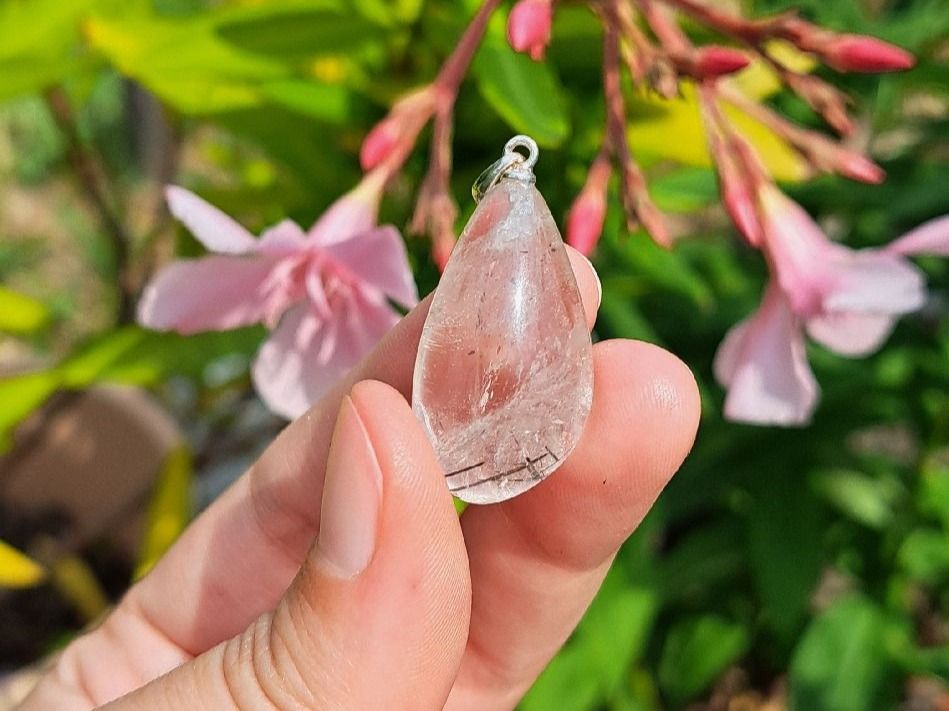 Schweizer Bergkristall mit Rutil Anhänger | Kaufen auf Ricardo