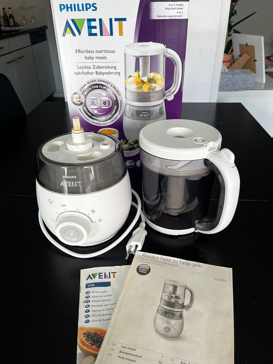 Philips Avent Baby Dampfgahrer Breikocher Mixer (Gebraucht) in ...