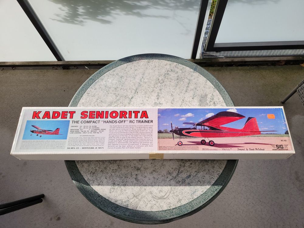 Rar! SIG Kadet Seniorita (1982), Holzbausatz Neu+OVP. (Neu und ...