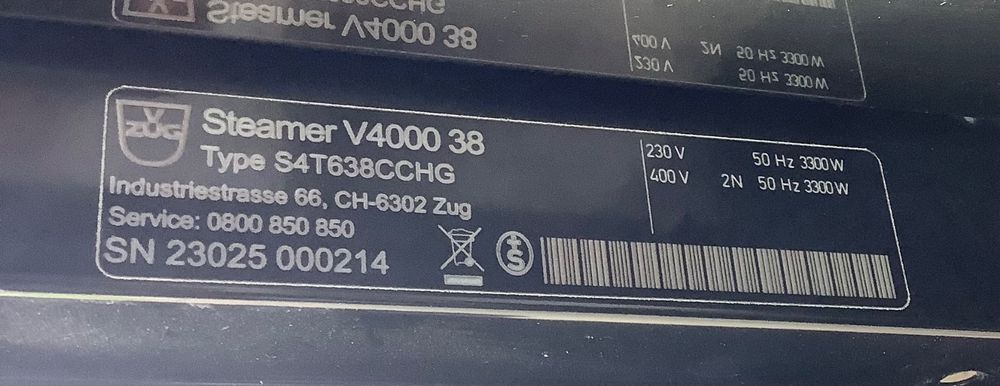 V Zug Steamer V4000 38 (Neu (gemäss Beschreibung)) in Bertschikon für ...