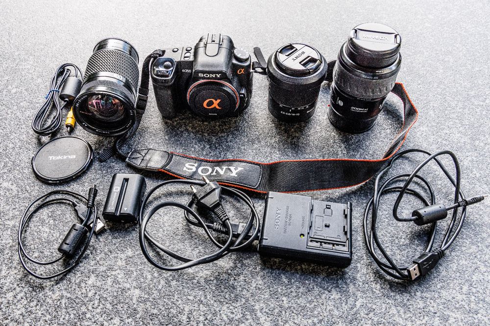 Sony alpha 350 caméra et 3 objectifs (D'occasion) à Lausanne pour CHF ...
