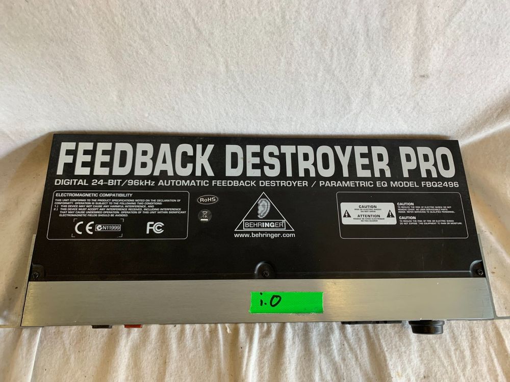 Feedback Destroyer Pro FBQ2496 Feedback-Unterdrücker (L464) | Kaufen ...