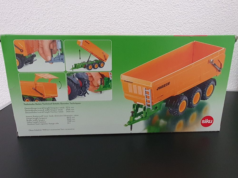 Siku - JOSKIN Dreiachs-Muldenkipper (Neu und originalverpackt) in ...