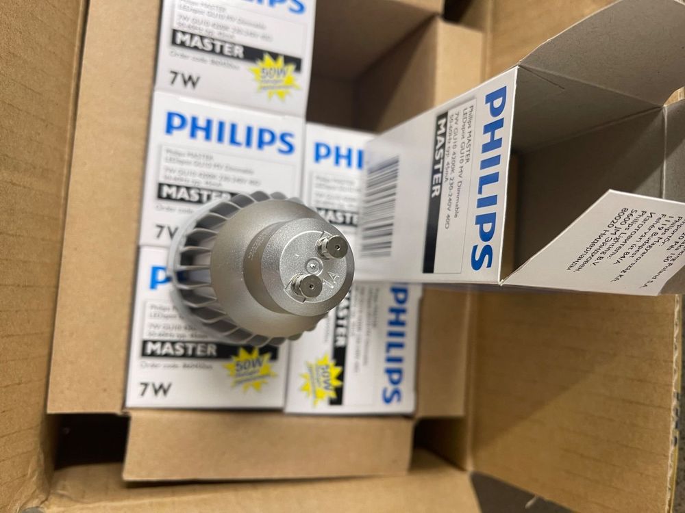 Philips Master LEDspot MV 7-50W GU10 230V 25° 4200K 40D dimb (Neu und ...