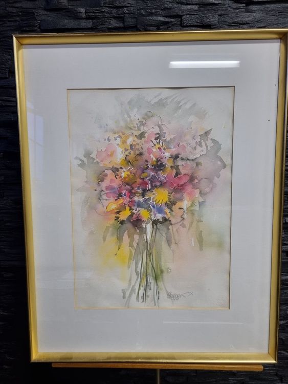 Aquarell 1988 (unleserlich) signiert | Kaufen auf Ricardo
