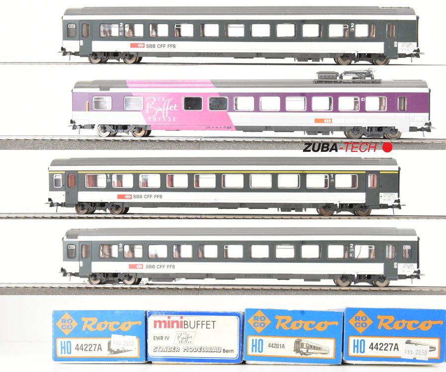 Roco 4x Personenwagen EW IV der SBB, H0 WS, mit OVP (Gebraucht) in St. Gallen für CHF 37 – mit ...