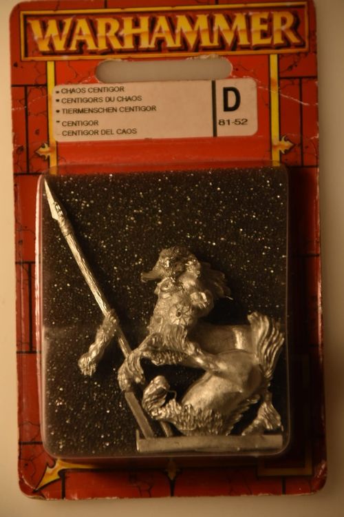 Warhammer old world: Chaos-Beastmen Centigor new oop n.3 (Neu und ...