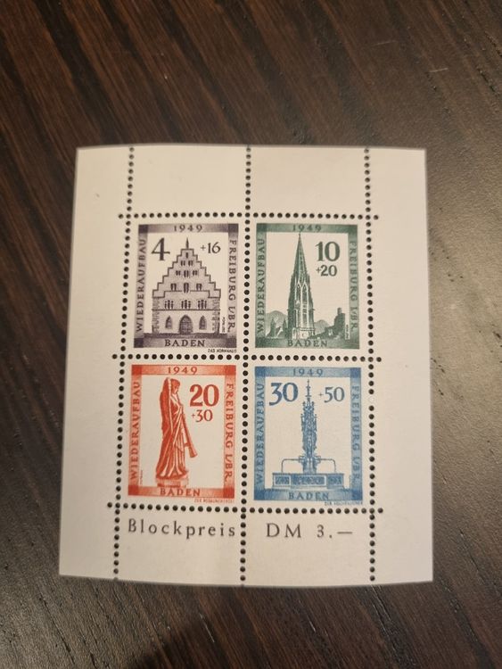 Alliierten Besetzung Baden Block 1A** (Gebraucht) in Zürich für CHF 7 ...