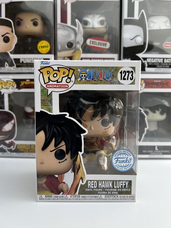 Funko POP Animation One Piece Red Hawk Luffy Edition Limitée | Kaufen ...