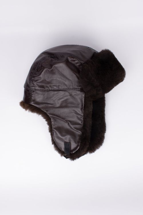Chapka homme en véritable mouton retourné (Neuf avec emballage d ...