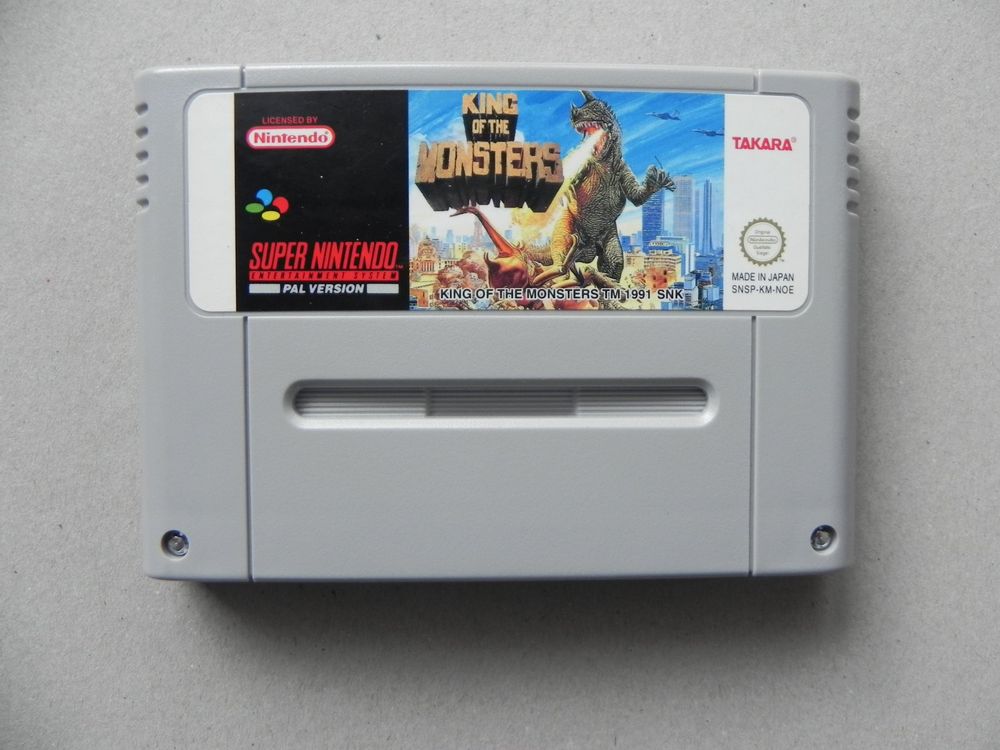 Super Nintendo SNES Game King of the Monsters (Gebraucht) in Siebnen ...