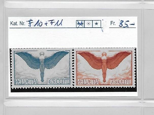 FP ** F10 + F11 1924 Kat: CHF 85.- (Neu (gemäss Beschreibung)) in Basel für CHF 5 – mit ...