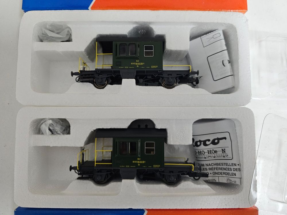 ROCO 46963-47572 X 2 wagons Sputnik BLS dès1.-fr (Neu (gemäss ...