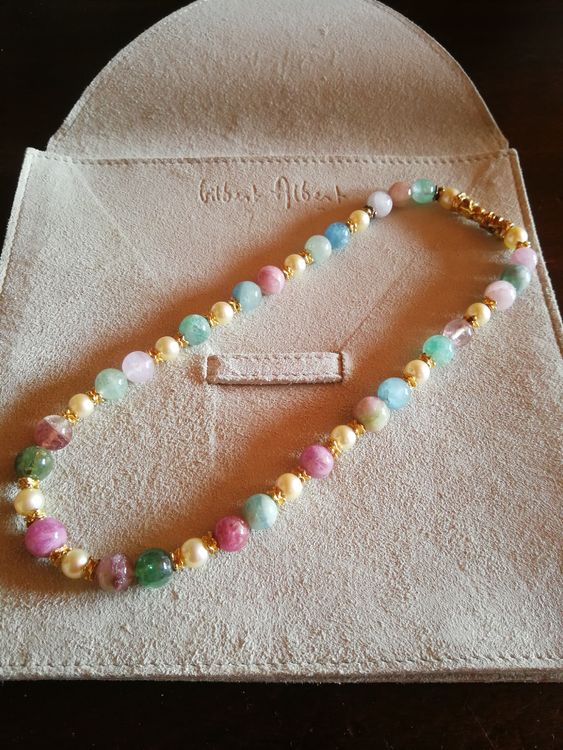 Suberbe collier Gilbert Albert en tourmaline (Neu (gemäss Beschreibung ...