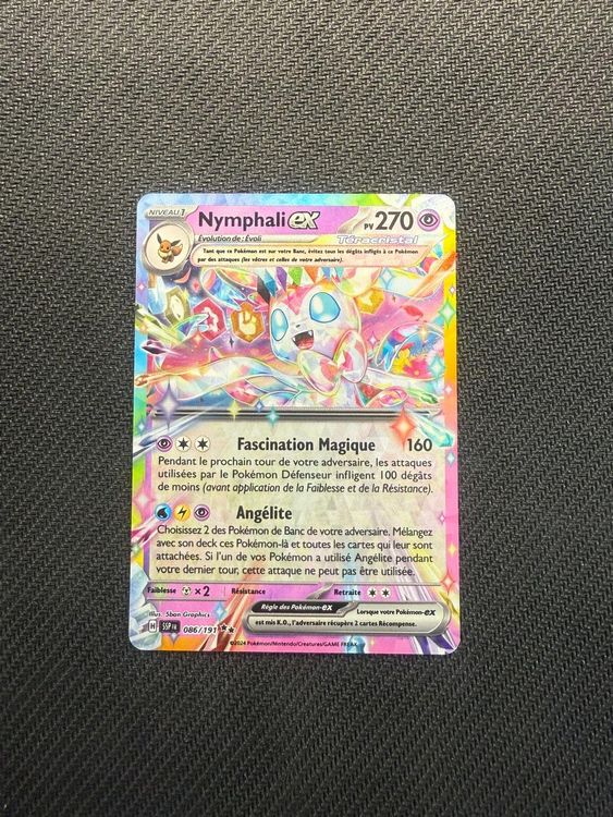 Carte Pokémon Nymphali EX - EV08 086/191 - FRANCAIS (Neuf (Voir ...
