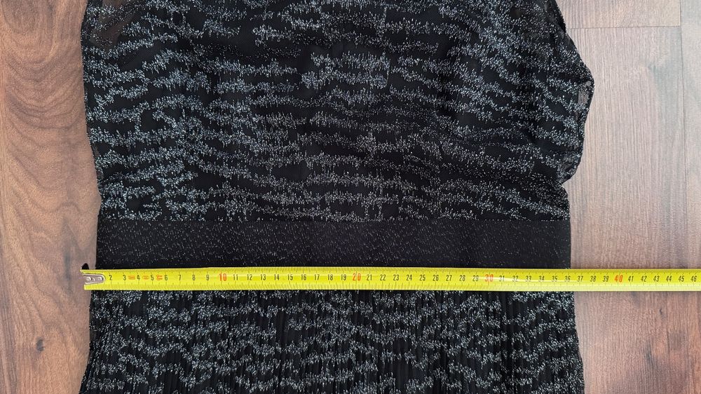 HUGO BOSS Robe longue noire sans manches, soirée M 38 (Neu (gemäss ...