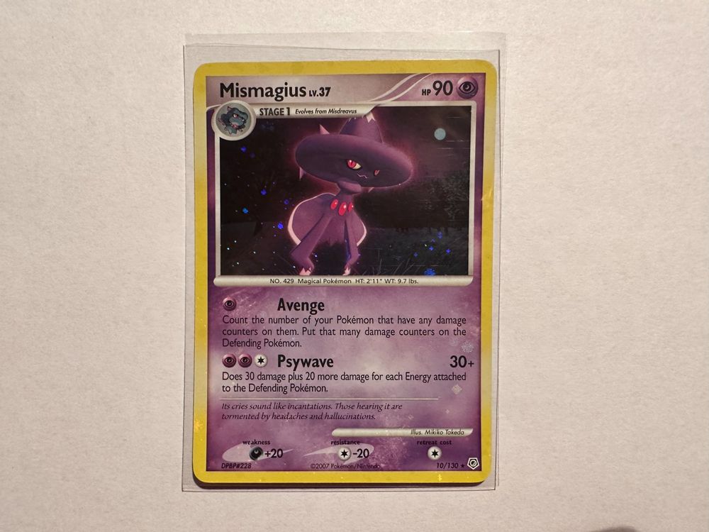 Mismagius holo bleed Diamond & Pearl Base EN (Gebraucht) in Hagendorn ...