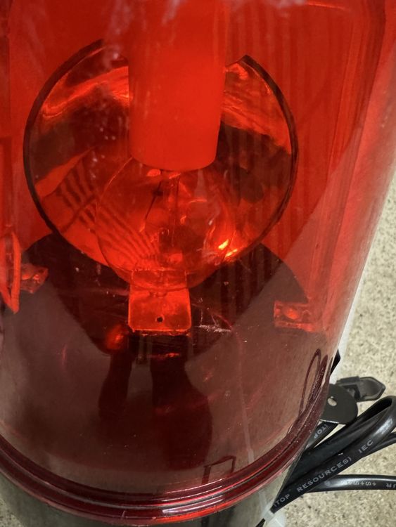 Rotes Blinklicht, Warnlicht, Signalleuchte, Party Deko | Kaufen auf Ricardo
