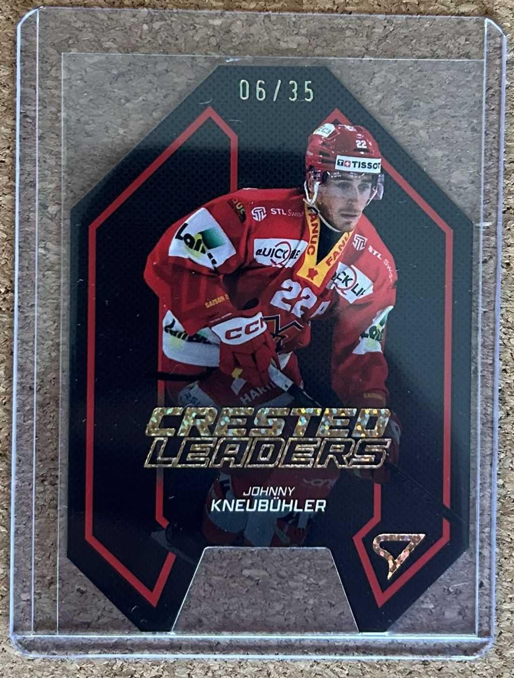 EHC Biel Crested Leaders Gold Johnny Kneubühler 06/35 (Neu (gemäss ...