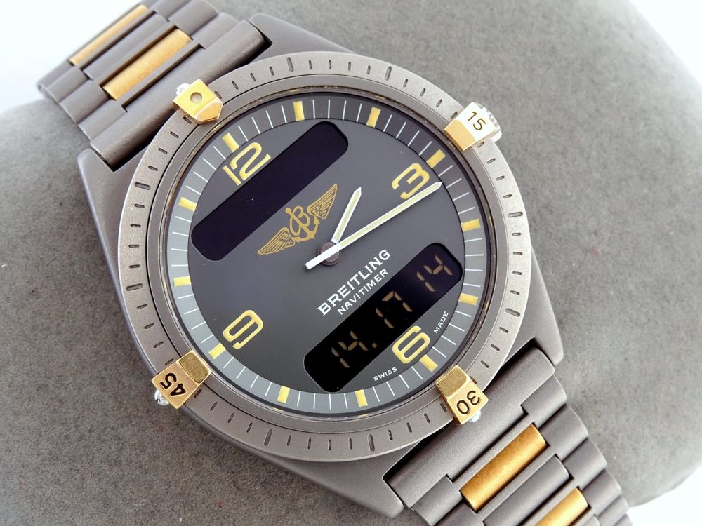BREITLING NAVIITIMER 80360 TITAN MULTIFUNKTION HERRENUHR (Gebraucht) in ...