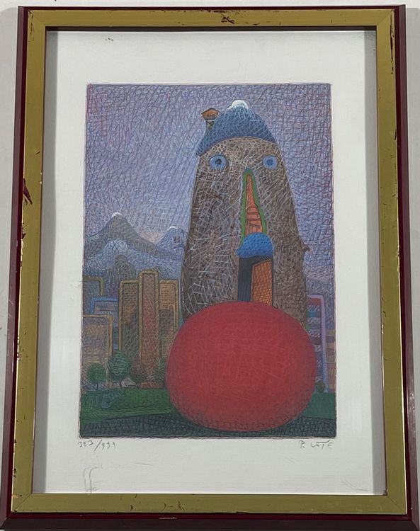 Pierre Loye (1945) Serigraphie Handsigniert (Gebraucht) in Root für CHF ...