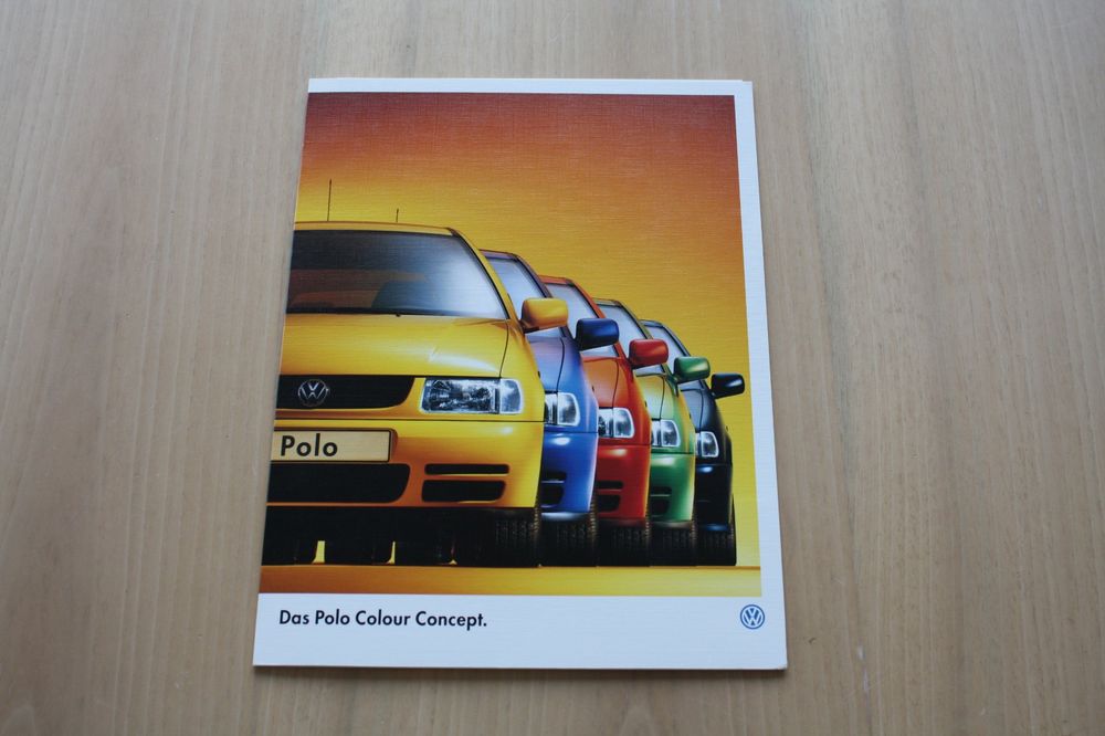 Volkswagen Polo Colour Concept Portfolio Prospekt 7/1996 | Kaufen auf ...