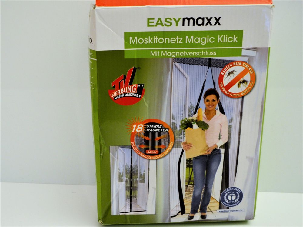 EASYMAXX | Moskitonetz | mit Magnetverschluss (Neu (gemäss Beschreibung ...