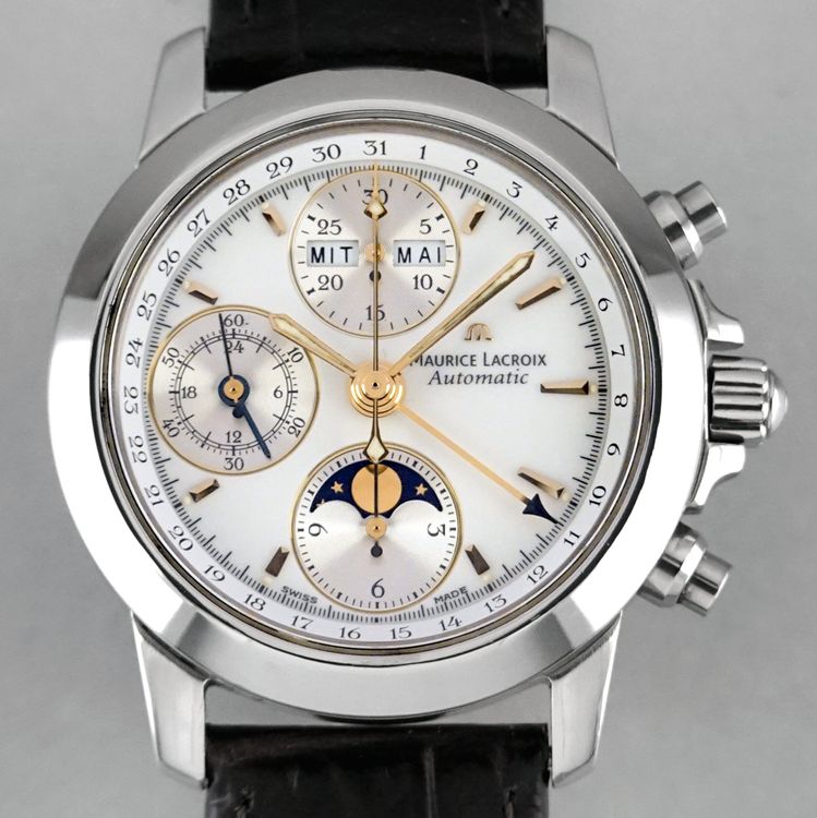 Maurice Lacroix Chronograph Mondphase Valjoux 7751 | Kaufen auf Ricardo