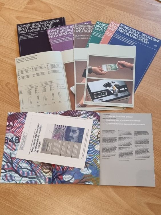 Fascicules des billets 6e série 1976 (Neu (gemäss Beschreibung)) in ...