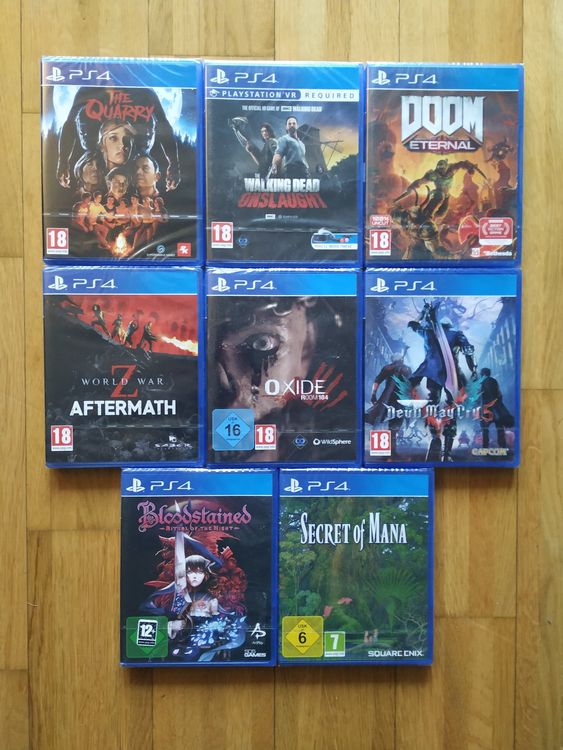 8 PS4 Games (PAL) Fabrikneu !!! - Ab 1.- Fr (Neu und originalverpackt) in Ostermundigen für CHF ...