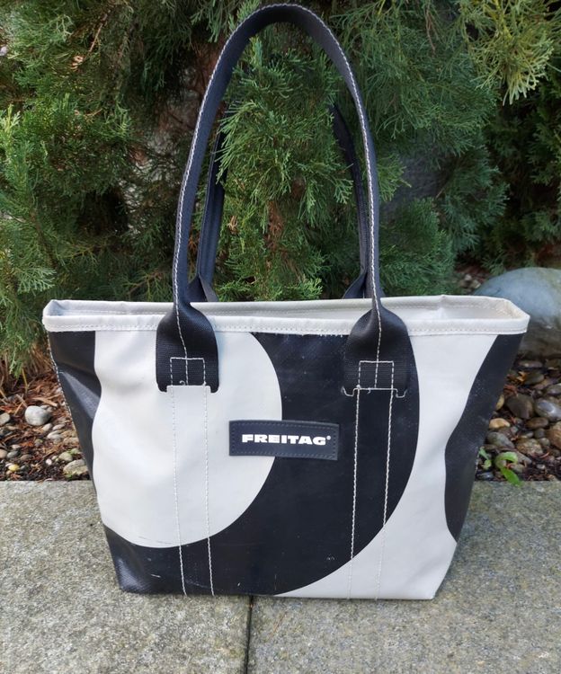 Freitag Tasche Donna F72 / hellgrau-schwarz / TOP-Angebot!!! | Kaufen auf Ricardo