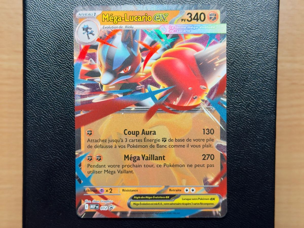 Méga-Lucario Ex (012) - MEP FR -PROMO -Méga-Évolution -ME01 (D'occasion ...