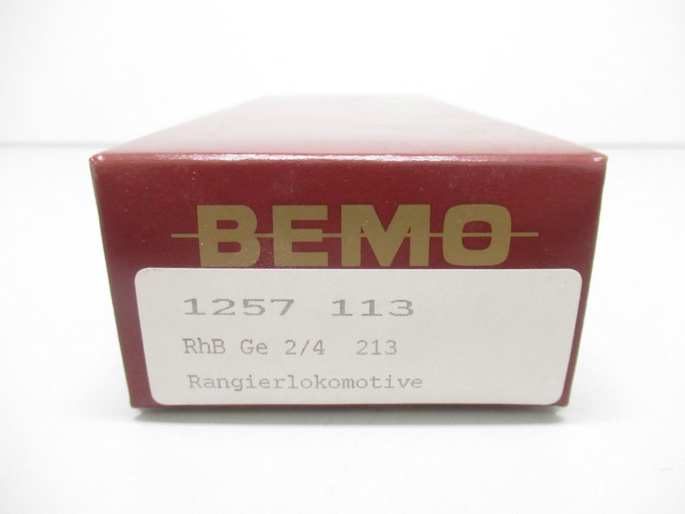 Bemo 1257 113 RhB Ge 2/4 213 DC Analog H0m (Gebraucht) in Basel für CHF ...