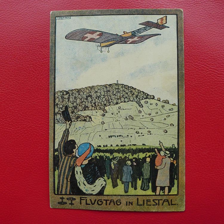 LIESTAL, VIII auf Karte mit Flug-Vorläufer VIII, Kat: 1200.- (Gebraucht) in Sursee für CHF 80 ...