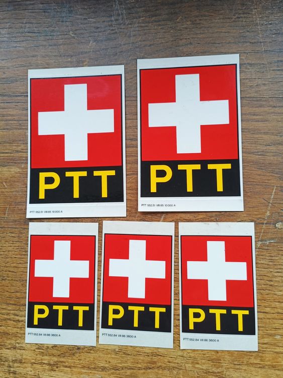 Alte Aufkleber / Post PTT (Gebraucht) in Brugg AG für CHF 25 – mit ...